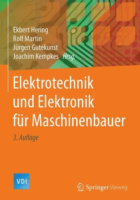 Elektrotechnik und Elektronik für Maschinenbauer von Ekbert Hering | ISBN 978-3-662-54295-8 ...