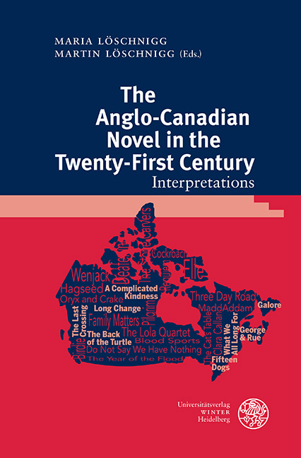 The Anglo-Canadian Novel in the Twenty-First Century von Maria ...