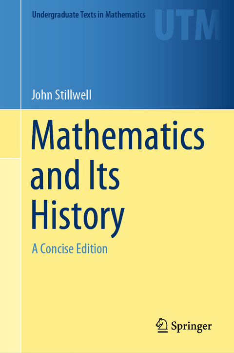 Mathematics and Its History von John Stillwell | ISBN 978-3-030-55192-6 ...